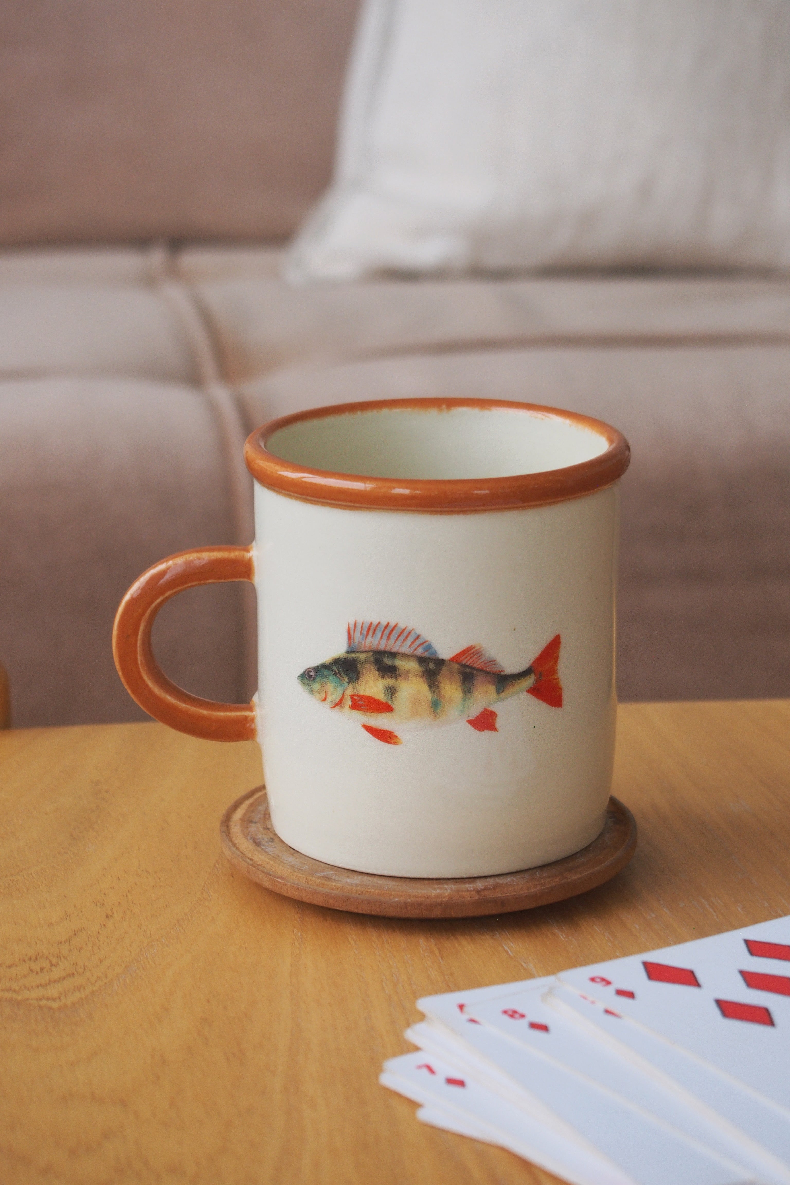 Précommande tasse à café | perchaude | Lapoteuse